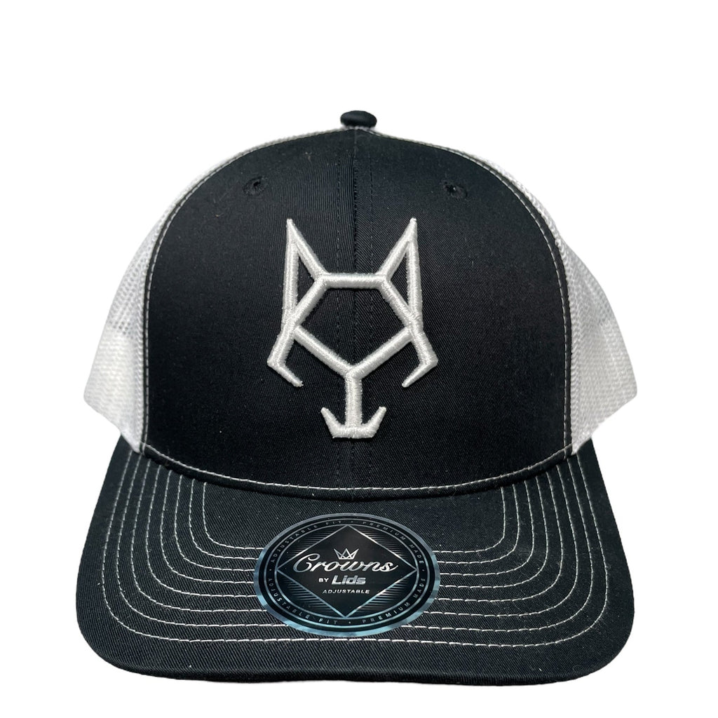 Black with White WULF Icon - Snapback